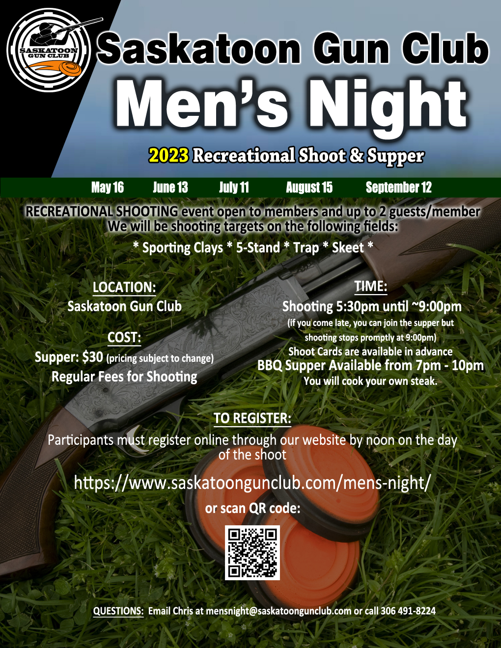 Men’s Night | SASKATOON GUN CLUB